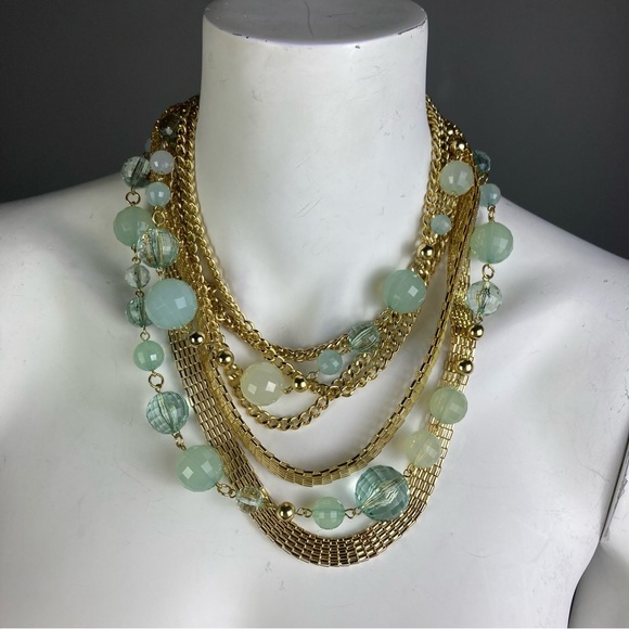 R.J. Graziano | Jewelry | Rj Graziano Necklace Multichain Gold Tone ...